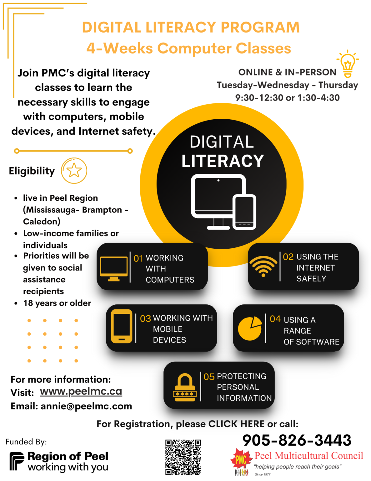Digital Literacy Education Program – Peel Multicultural Council